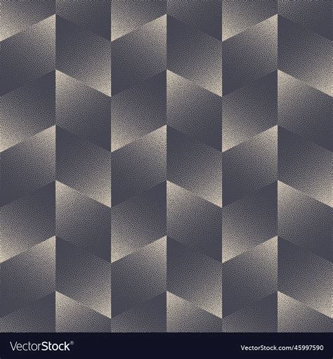 Chevron Modern Chequered Seamless Pattern Dot Vector Image