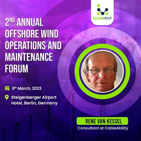 Leadvent Group On Linkedin 2nd Annual Offshore Wind Operations And Maintenance Forum
