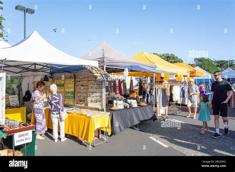 Stall Stalls Outdoor Street Markets Takapuna Sunday Market Anzac Hi Res