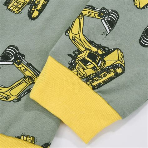 Badubg Момчешки комплект пижами с кукички Дълги пижами за малко дете