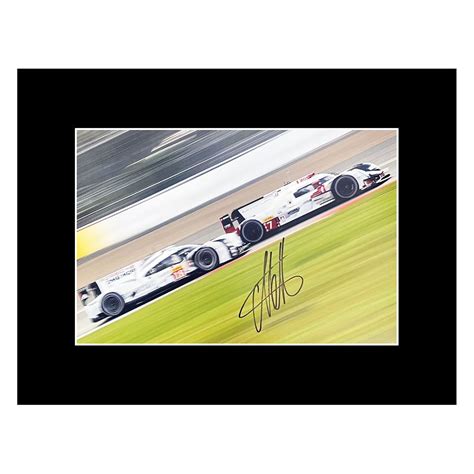 Signed Andre Lotterer Photo Display 16x12 Endurance Racing Icon Autograph