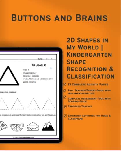 2d Shapes In My World Kindergarten Shape Recognition And Classification