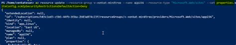 Powershell Set Deny Scm Access Restriction On App Service Stack Overflow