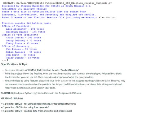 Solved I Need Some Help With This Assignment PYTHON Chegg