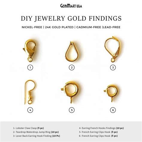 Earring Findings Types At Karren Lemons Blog
