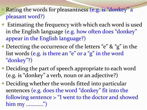 Ppt Levels Of Processing Memory Model Overview Powerpoint Presentation Id423697