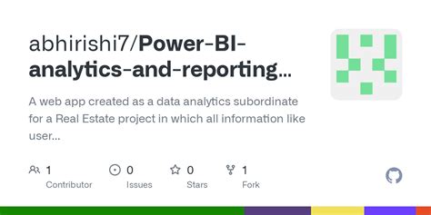 Github Abhirishi7power Bi Analytics And Reporting Using Mvc Based