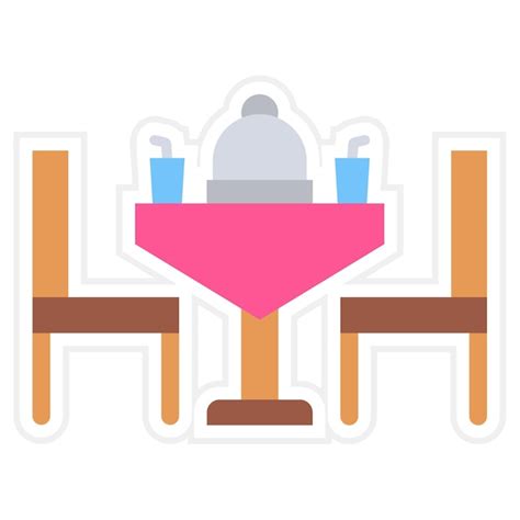 Premium Vector Dining Table Icon
