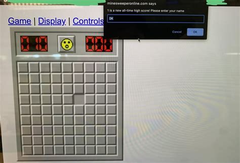 I Legit Only Pressed One Square R Minesweeper