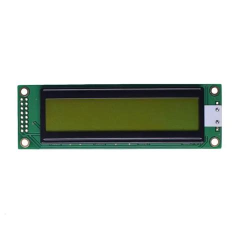 20x2 Character Lcd Module Fstn Transflective Yellow Gray Blue With Mcu Displaymodule