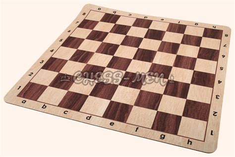 Шахматная доска Винил Vip дерево орех размер 51 на 51 см Доски шахматные виниловые