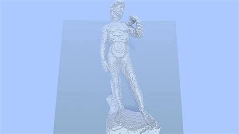Statue Of David 3d Sculpture Xbox 360 Revised Minecraft Map