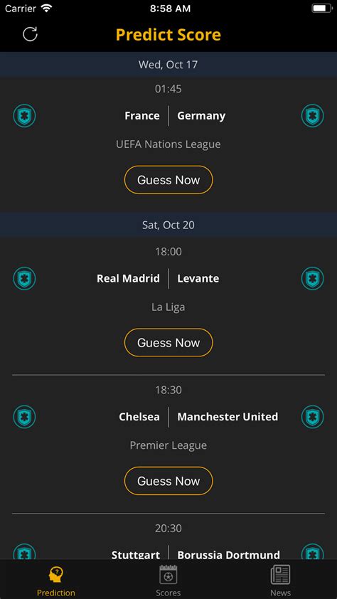 Predict Score Soccer Matches For Iphone Download