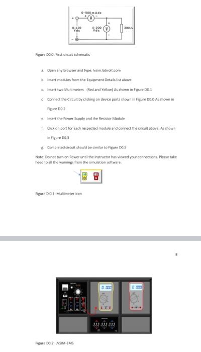 Laboratory Experment No O Part 1 Equipment