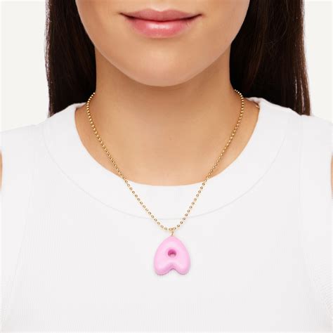 Колье My Bubbly Abc Necklace Pink купить онлайн по цене 6600