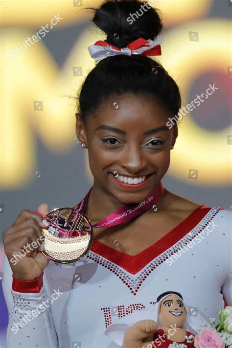 Simone Biles Us Shows Her Gold Editorial Stock Photo Stock Image Shutterstock
