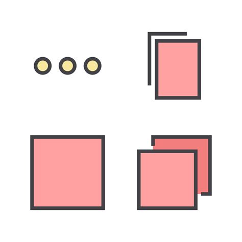 user interface icons set setting layer fullscreen minimize perfect