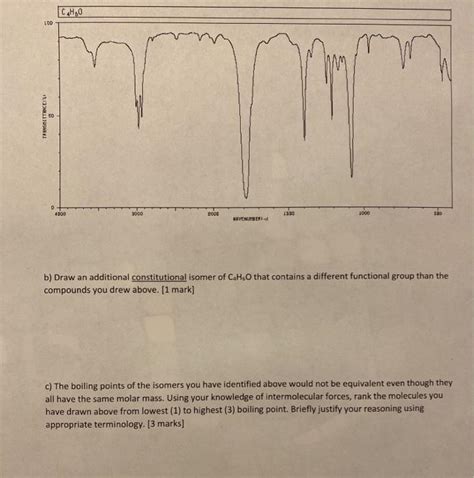 solved 11 spectral data for three compounds with the