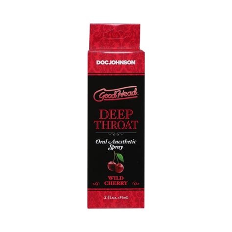 Goodhead Deep Throat Oral Anesthetic Spray 2oz Straponsca