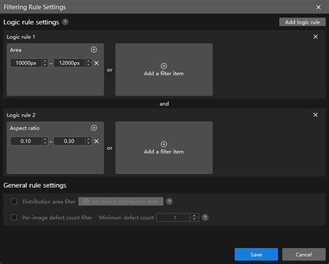 Configure Defect Determination Rules