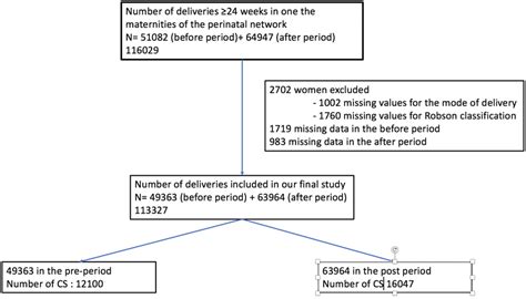 Study Flow Chart CS Cesarean Section Download Scientific Diagram