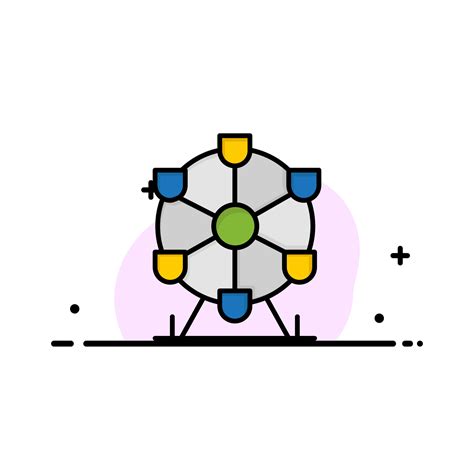 Atomium Landmark Monument Business Logo Template Flat Color 18013191 Vector Art At Vecteezy