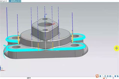 Nx编程教程 案例四（5） 曲面区域轮廓铣 凤凰网视频 凤凰网