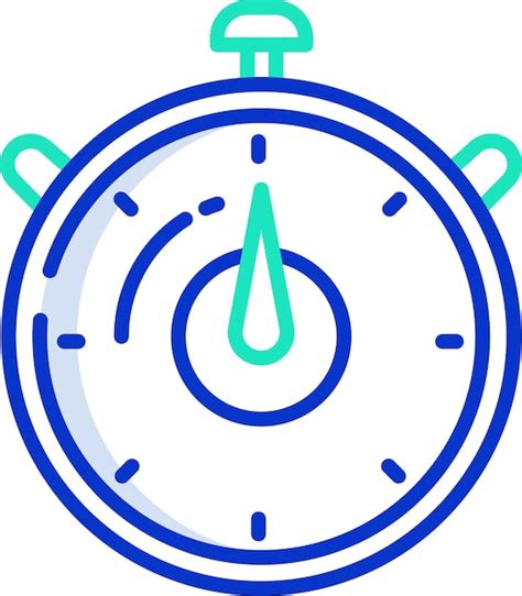 Premium Vector Stopwatch Outline Color Vector Illustration