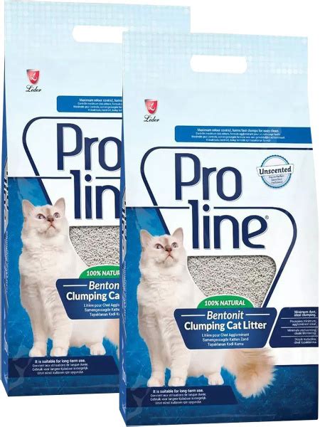 PROLINE наполнитель комкующийся для туалета кошек гипоаллергенный без ...