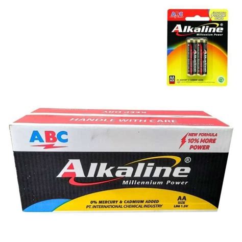 Jual Baterai Batre Abc Alkaline Aa A Isi Lr V Dus Isi Pcs Di Seller Hariya