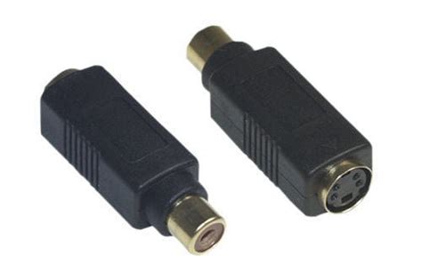 Kentek S Video Female To RCA Female Gold Plated Adapter Video Connector F F Walmart Com