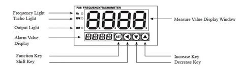 Fa Series Digital Rpm Tachometer Frequency Counter Frequency Meter Buy Digital Frequency Meter