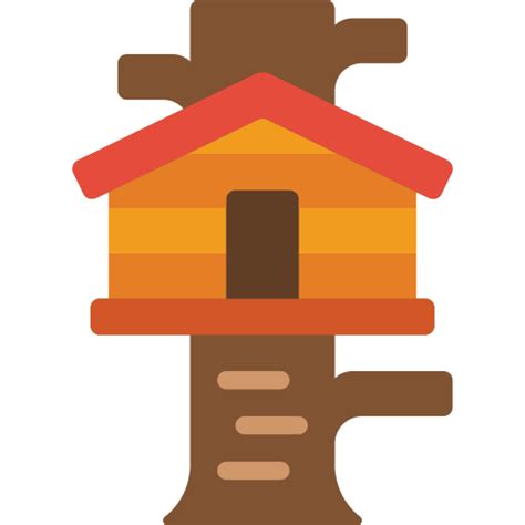 Tree House Basic Miscellany Flat Icon