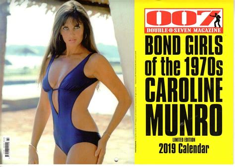 Caroline Munro James Bond Girl Limited Edition 2019 Calendar Spy Who