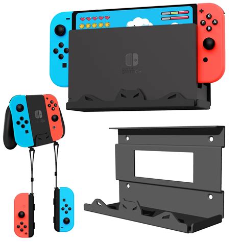 Bracnova Wall Mount For Nintendo Switch Switch Oled Steel