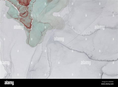 Exploring Fluid Dynamics Through Vibrant Alcohol Ink Abstract Art With Hints Of Color And