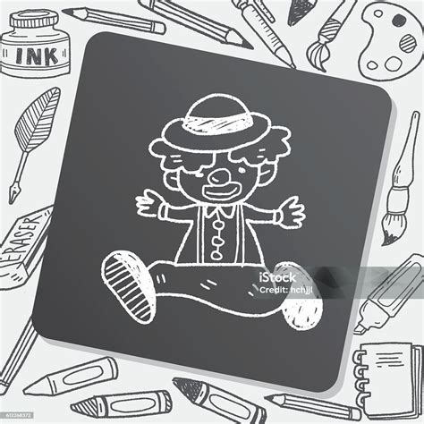 Clown Doodle Drawing Stock Illustration Download Image Now