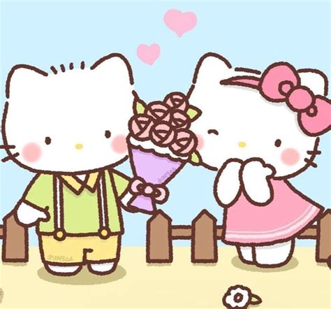 Hello Kitty And Dear Daniel On A Date Dibujos Bonitos Hello Kitty Arte De Hello Kitty