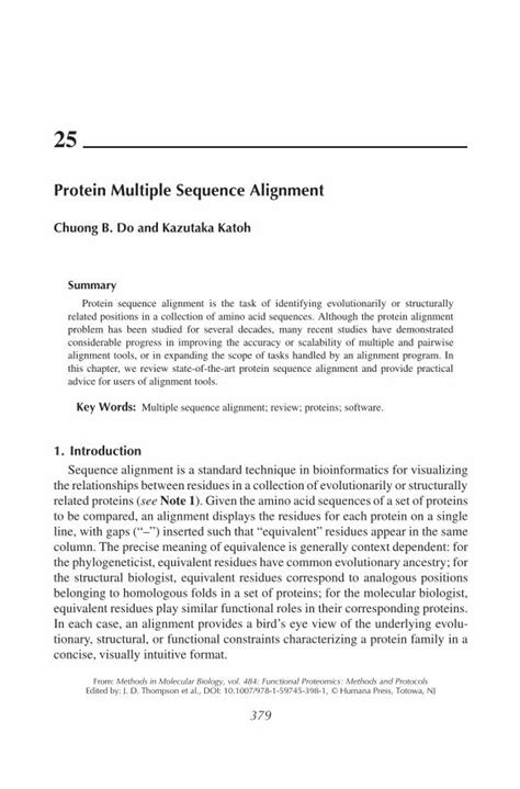pdf protein multiple sequence alignment dokumen tips