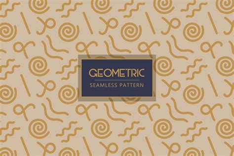 Geometric Curvy Wiggly Spiral Lines Seamless Repeat Vector Pattern 13553540 Vector Art At Vecteezy