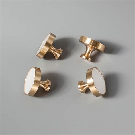 Pearl Shells Brass Handmade Drawer Knobs Pulls Handlesdresser Etsy
