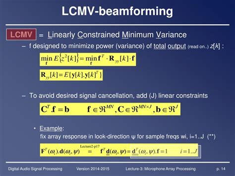 Ppt Marc Moonen Dept Eeesat Stadius Ku Leuven Marcmoonenesat