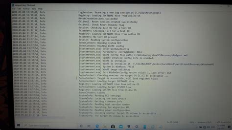 I Reset My Windows Os Checked The New Log File Since Doing So But I Cant Make Sense Of Any Of