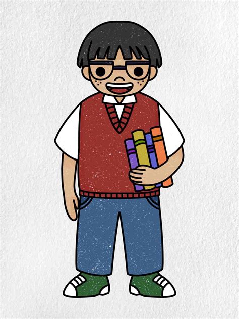 How To Draw A Nerd Helloartsy