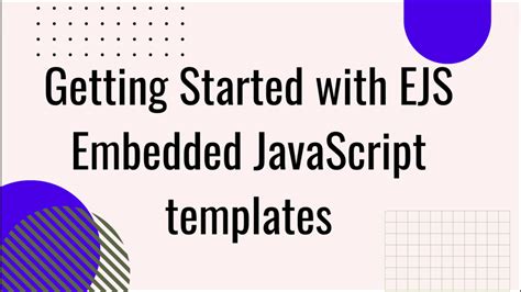 How To Start With Ejs Embedded Javascript Yashpreet Singh Posted On The Topic Linkedin