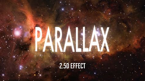 Parallax 25d Effect Promo Tutorial On 52020 Youtube