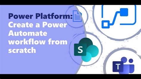 Power Platform: Create Power Automate Workflow from Scratch - YouTube