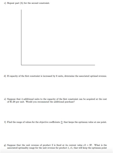 Solved 1 Consider The Linear Programming Model Maximize Z
