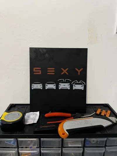 Tesla Sexy Art By Cedg Makerworld