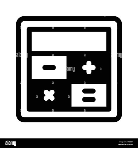 Mathematical Calculations Calculation Device Icon Of Calculator Stock
